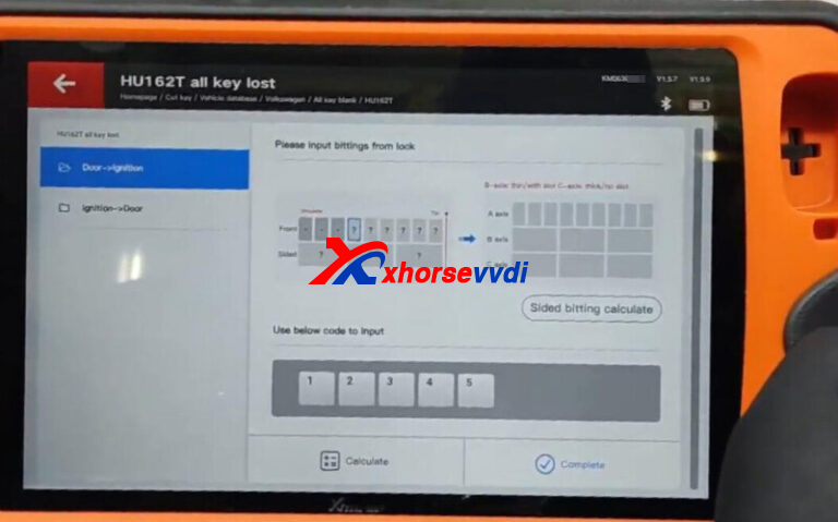 Dolphin XP-005 Cut VW HU162-T (9) All Key Lost with LISHI | XhorseVVDI.com