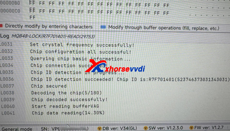 How to solve Xhorse Multi Prog Chip crack failed! Error code:13050001 | XhorseVVDI.com